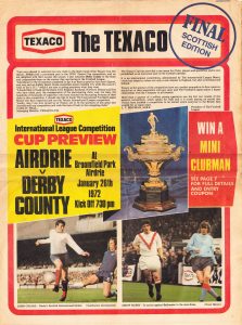 The Rams in the Texaco Cup 1971/1972 - Derby County Memories