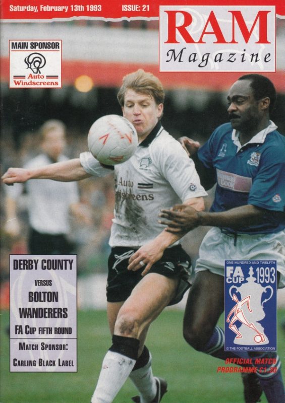Derby County in the FA Cup – the 1990s by Gareth Davis - Derby County ...